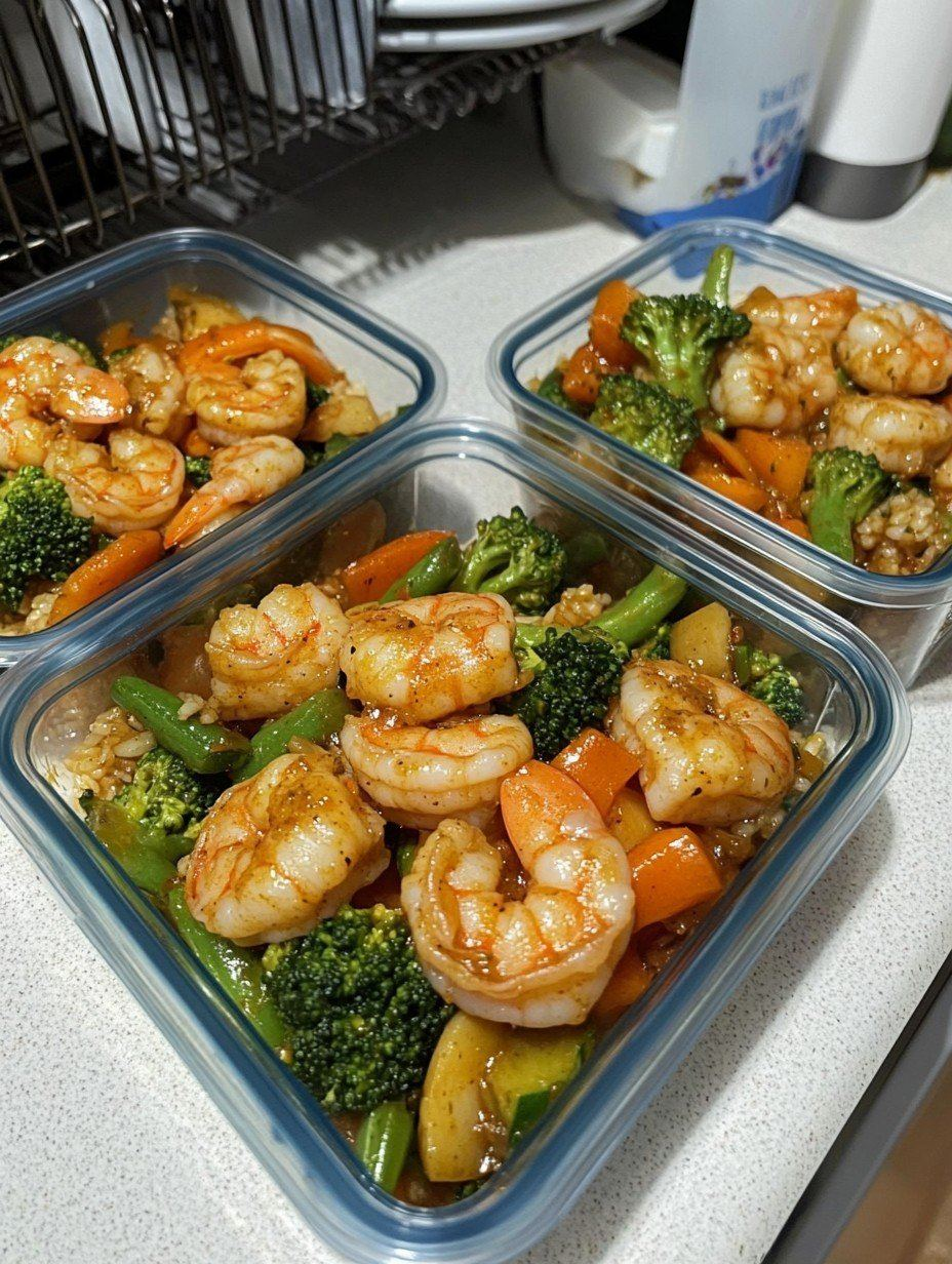 WW Low-Point Garlic Curry Shrimp Stir-Fry Bowl - lowpointbites